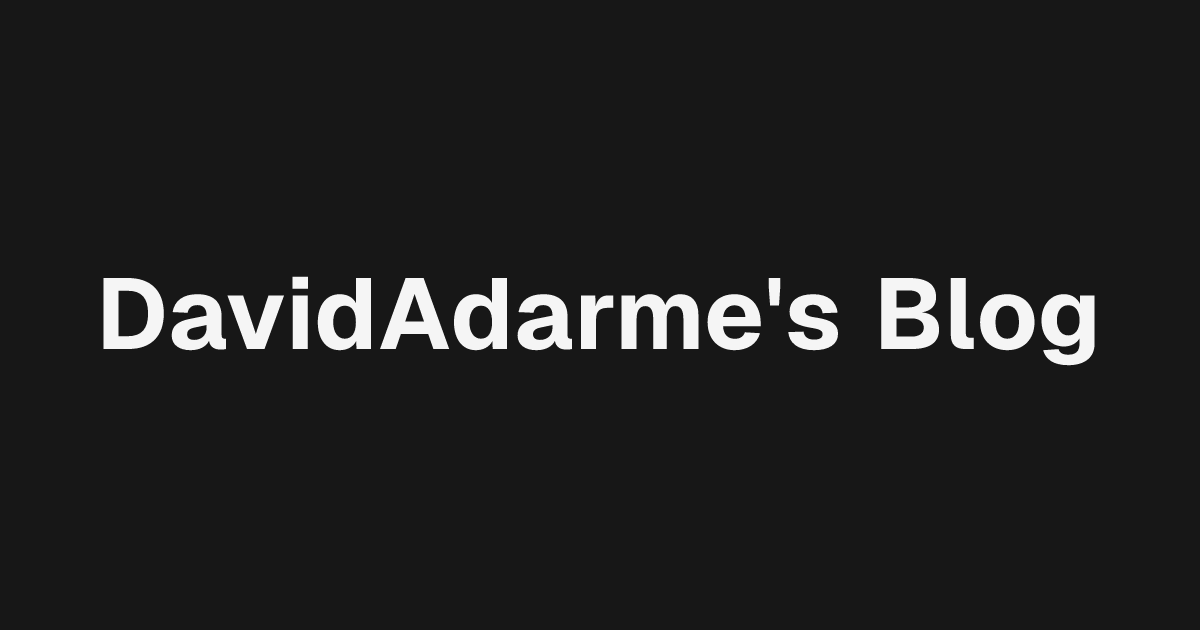 Blog | David Adarme